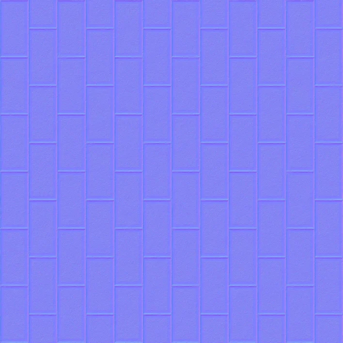 Concrete Patterned Tiles PBR Texture