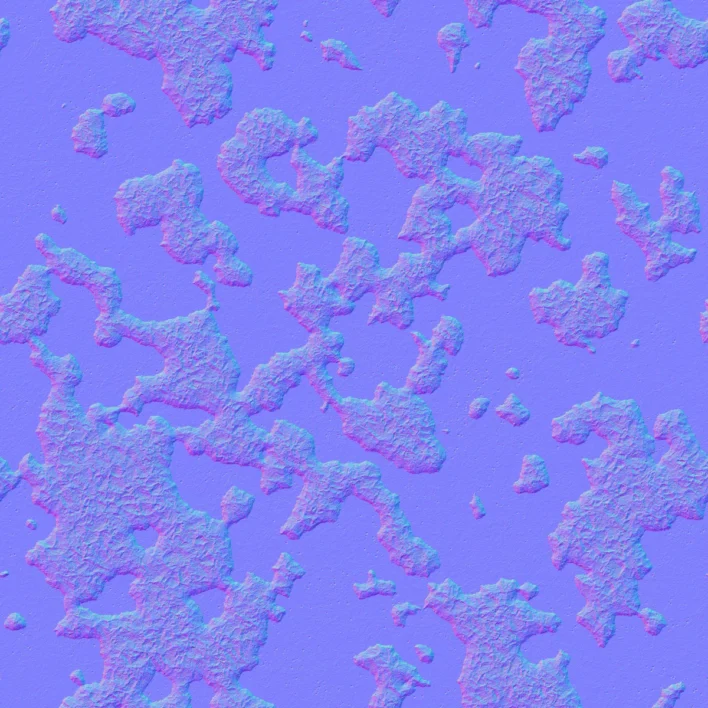 Old Damaged Concrete PBR Texture