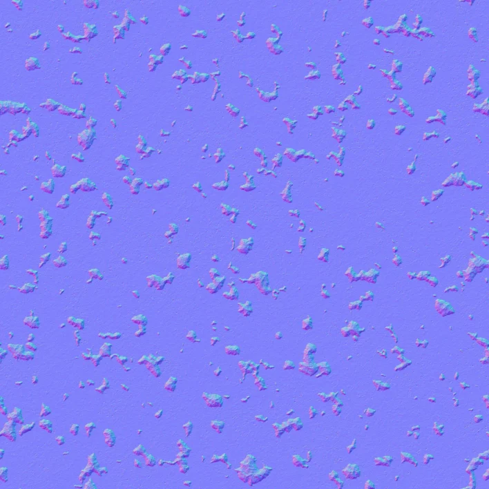 Old Damaged Concrete PBR Texture