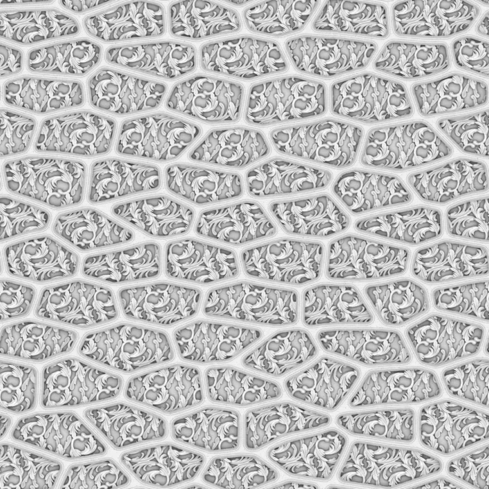 Patterned Clay Ceramic PBR Texture