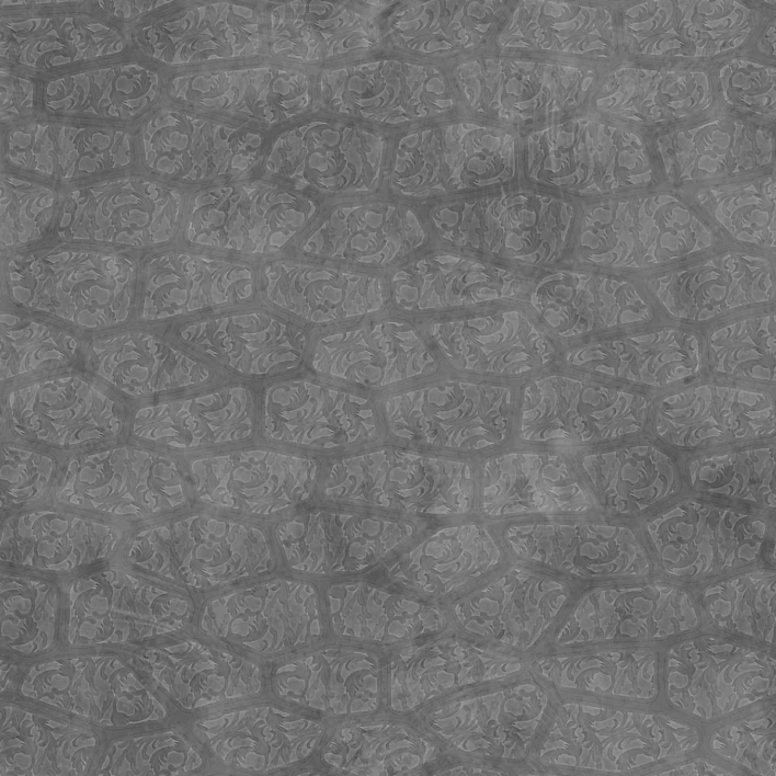 Patterned Clay Ceramic PBR Texture