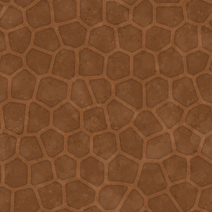 Patterned Clay Ceramic PBR Texture