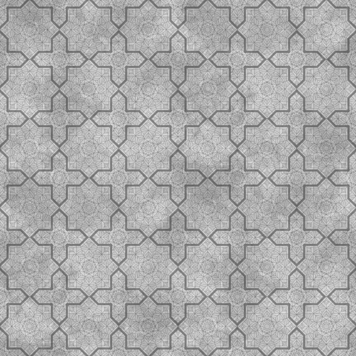 Red Orange Patterned Tiles PBR Texture