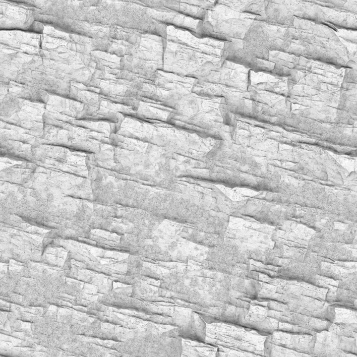 Rock Cliff With Moss PBR Texture