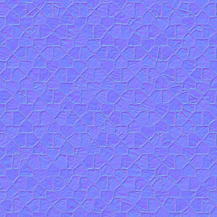 White Stone Wall PBR Texture