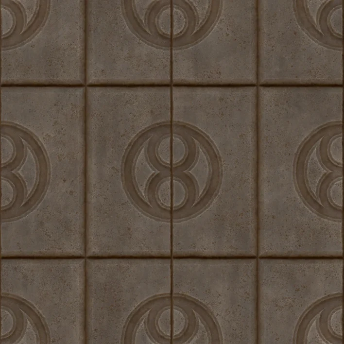 Ancient Stone Door PBR Texture