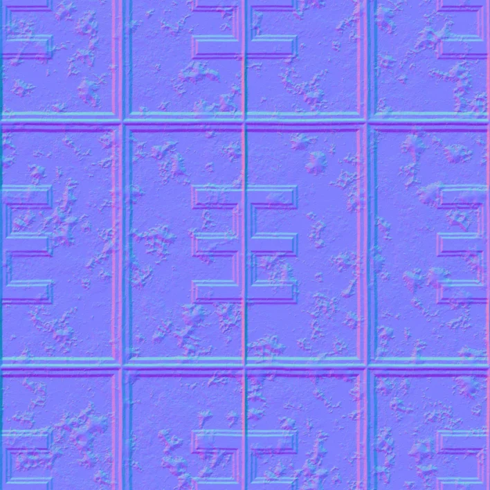 Ancient Stone Door PBR Texture