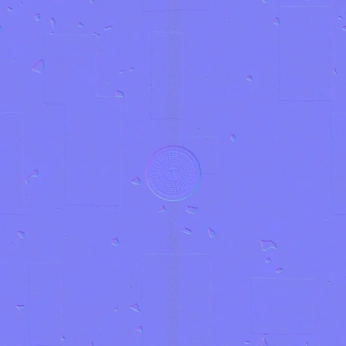 Asphalt Road PBR Texture