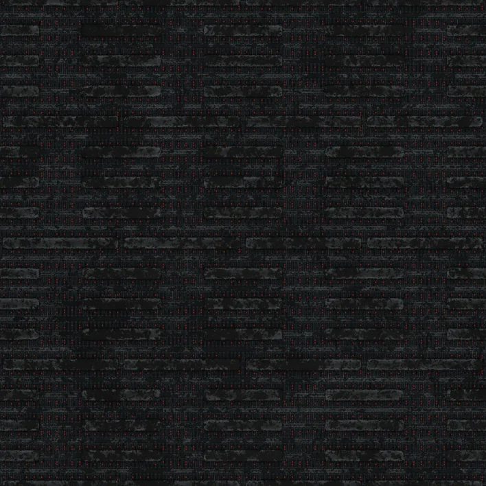 Black Spaceship Grate PBR Texture