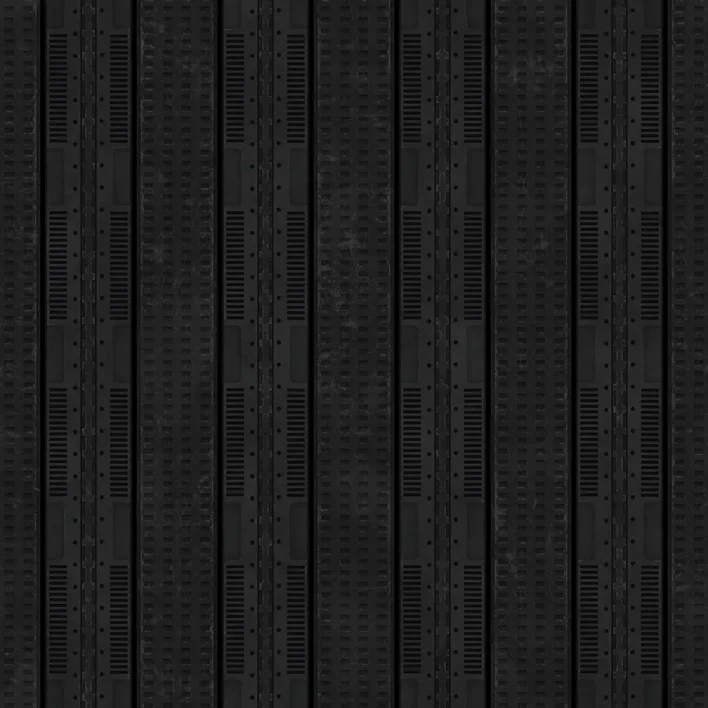 Black Spaceship Wall PBR Texture