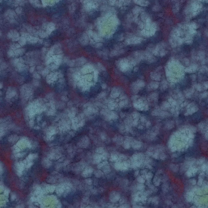 Blue Alien Skin PBR Texture