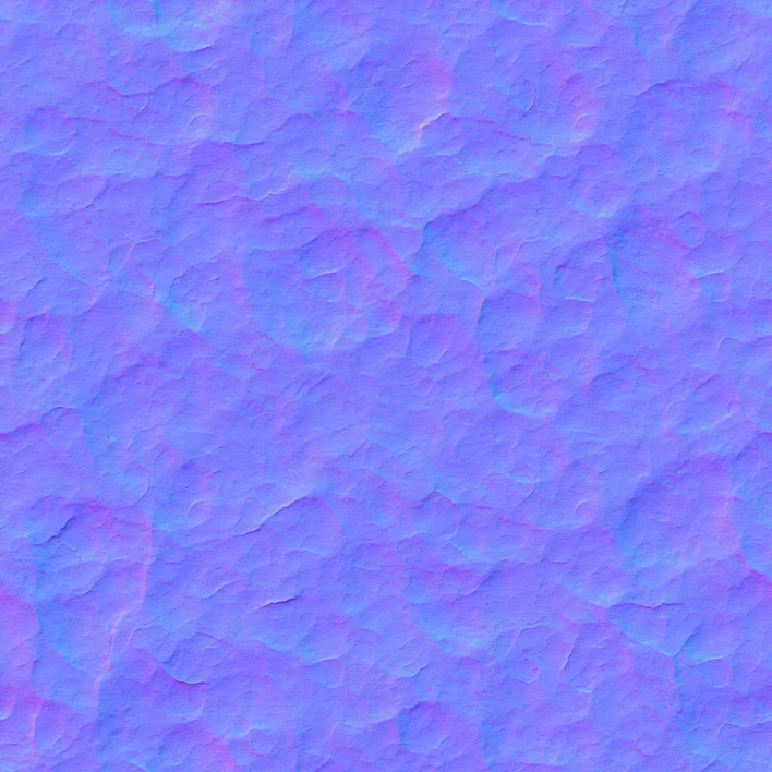 Blue Alien Skin PBR Texture