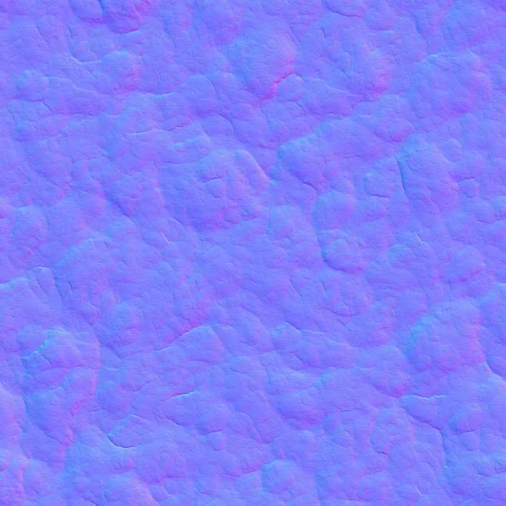 Blue Alien Skin PBR Texture