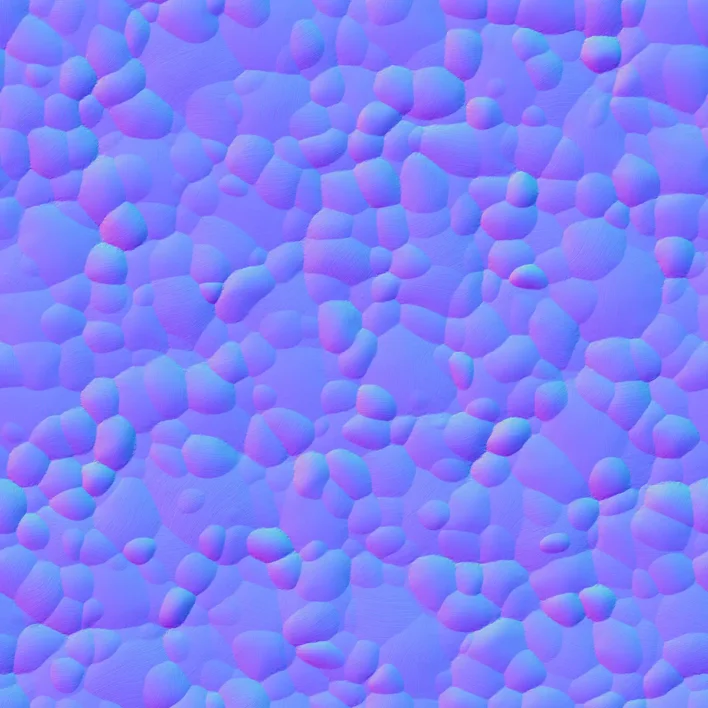 Blue Obsidian PBR Texture