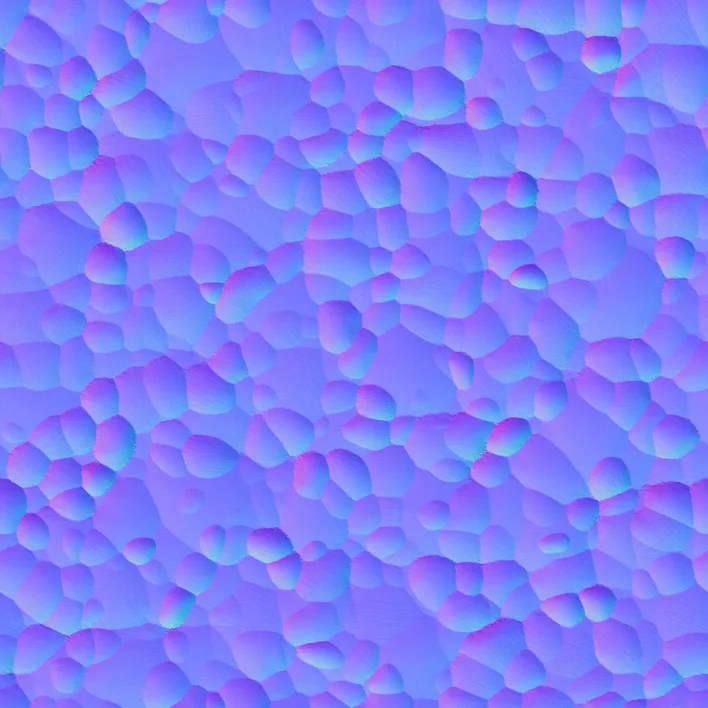 Blue Obsidian PBR Texture