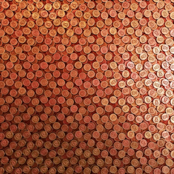 Copper Coins PBR Texture