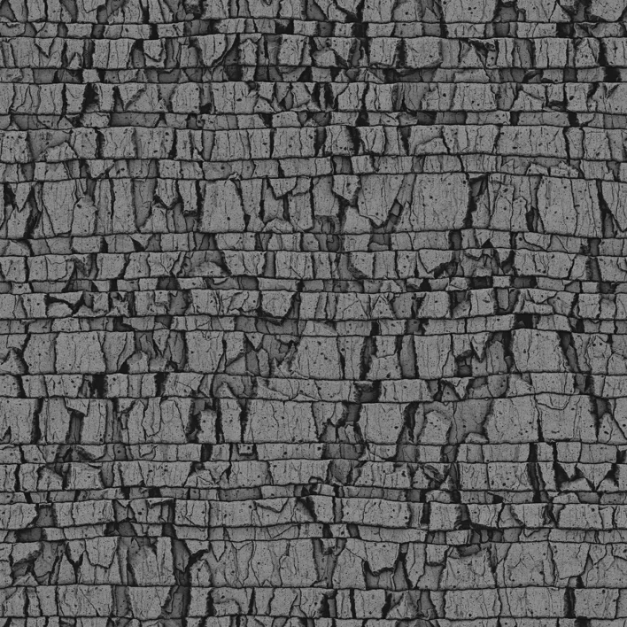 Cracked Black Cliff PBR Texture