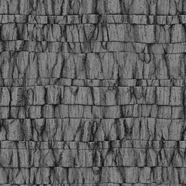 Cracked Grey Cliff PBR Texture