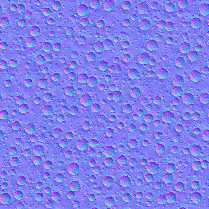 Dark Grey Asteroid PBR Texture