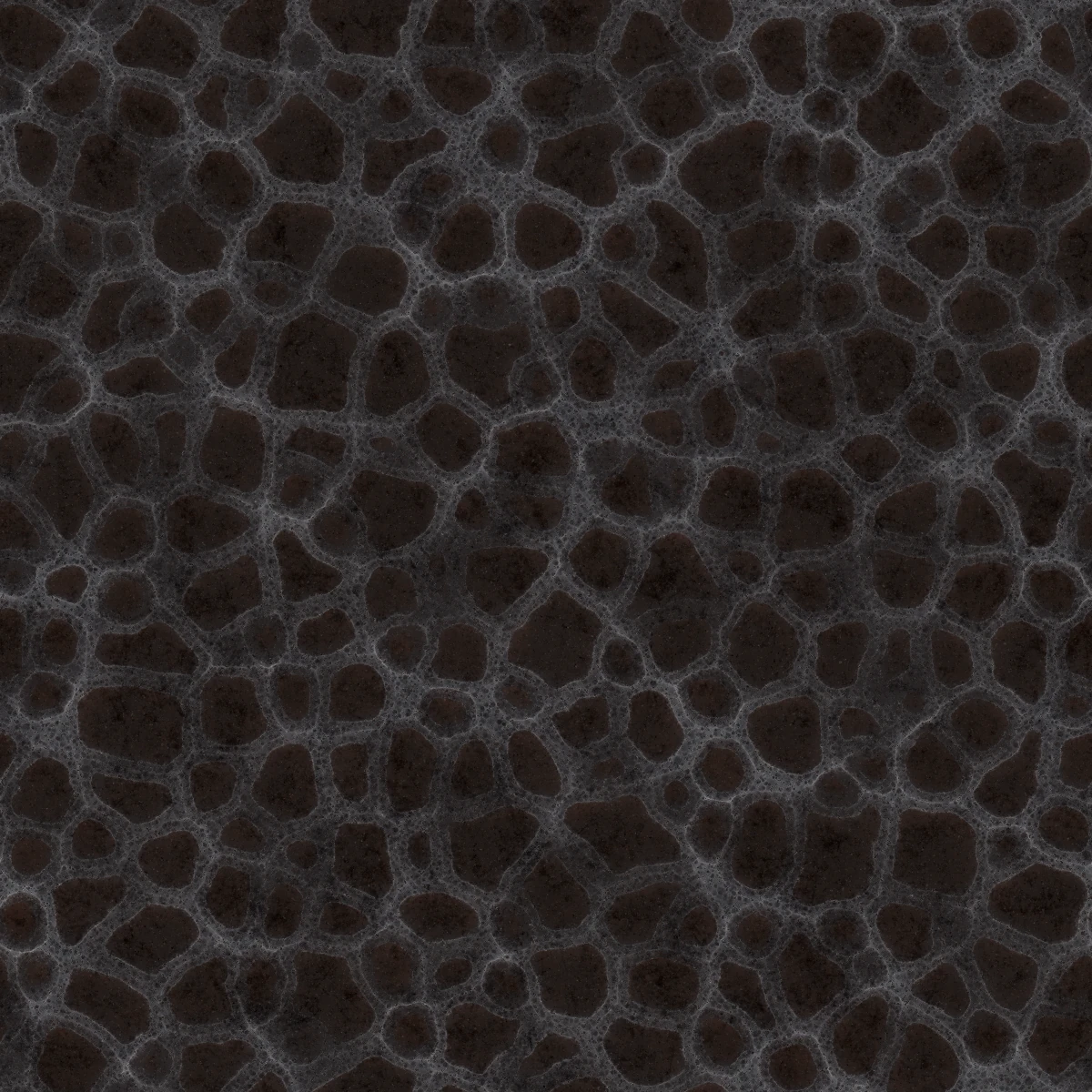 Dark Porous Rock PBR Texture