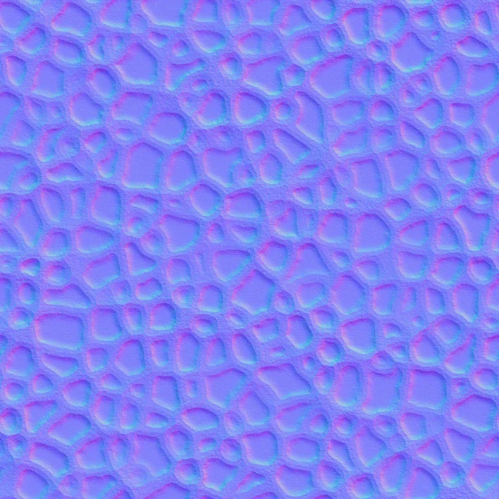 Dark Porous Rock PBR Texture