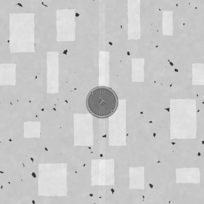 Dusty Asphalt Road PBR Texture