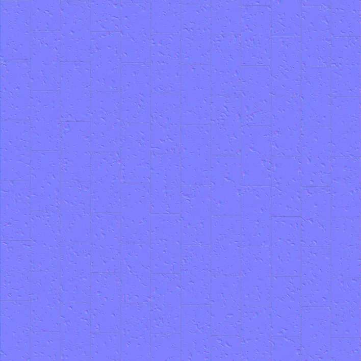 Flat Stone Tiles PBR Texture