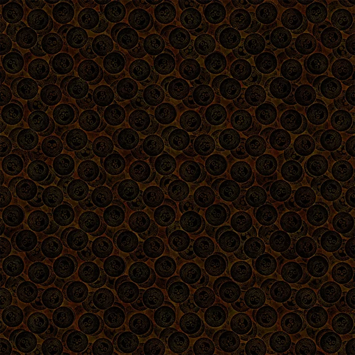 Golden Pirate Coins PBR Texture