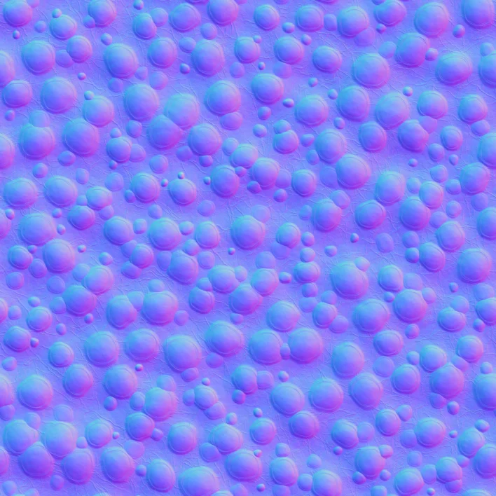 Green Alien Eggs PBR Texture