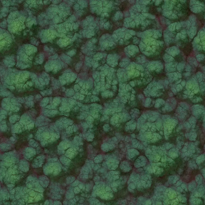 Green Alien Skin PBR Texture