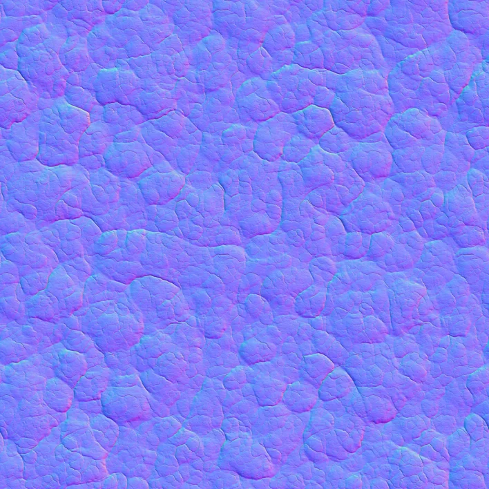 Green Alien Skin PBR Texture