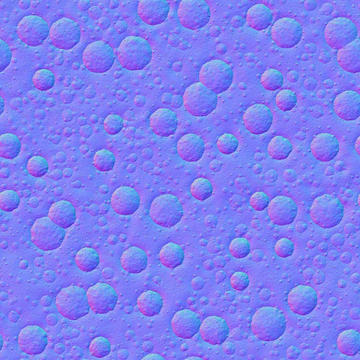 Grey Asteroid PBR Texture