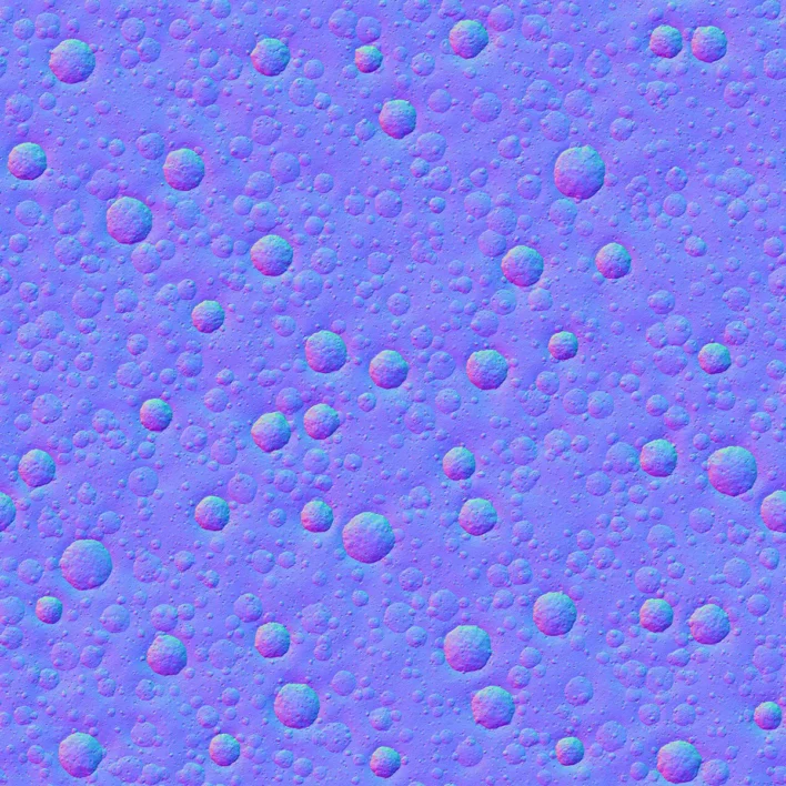 Grey Asteroid PBR Texture