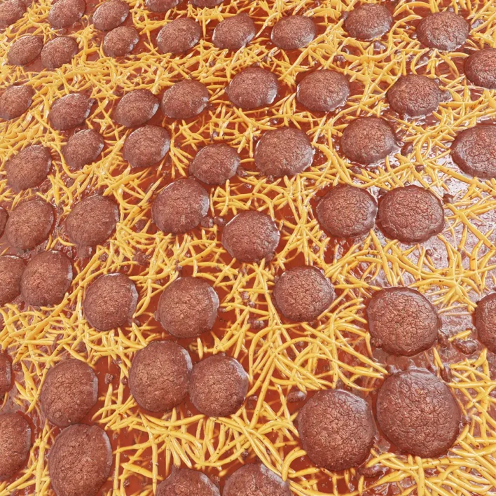Meatball Spaghetti PBR Texture