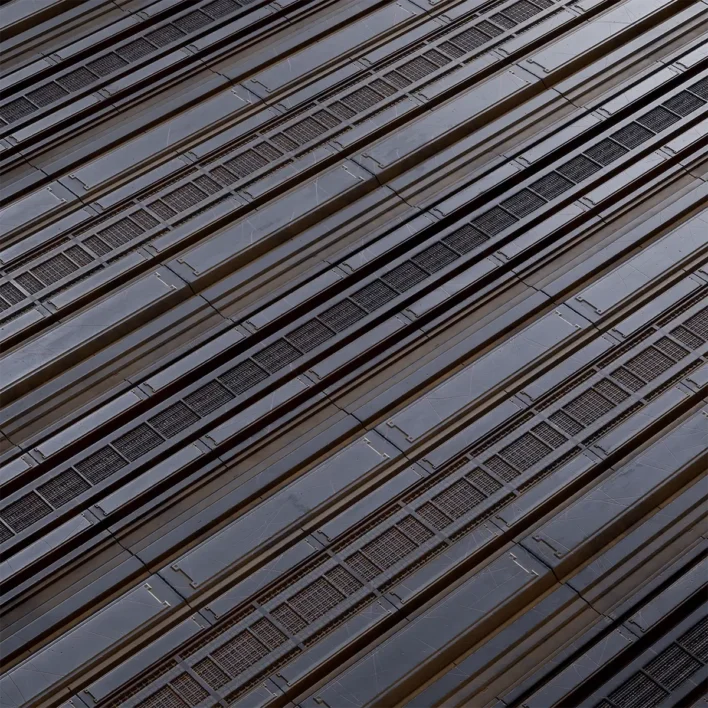 Metal Dusty Floor PBR Texture