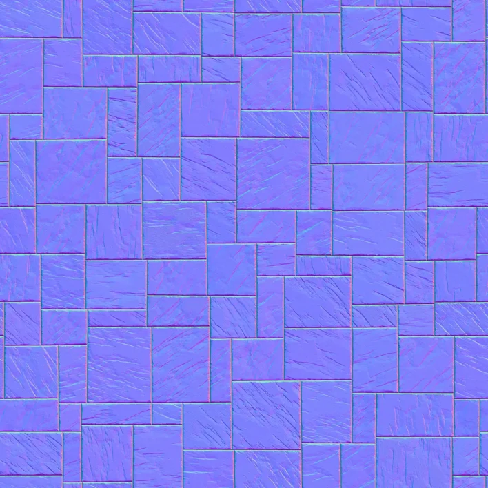 Metal Tiles PBR Texture