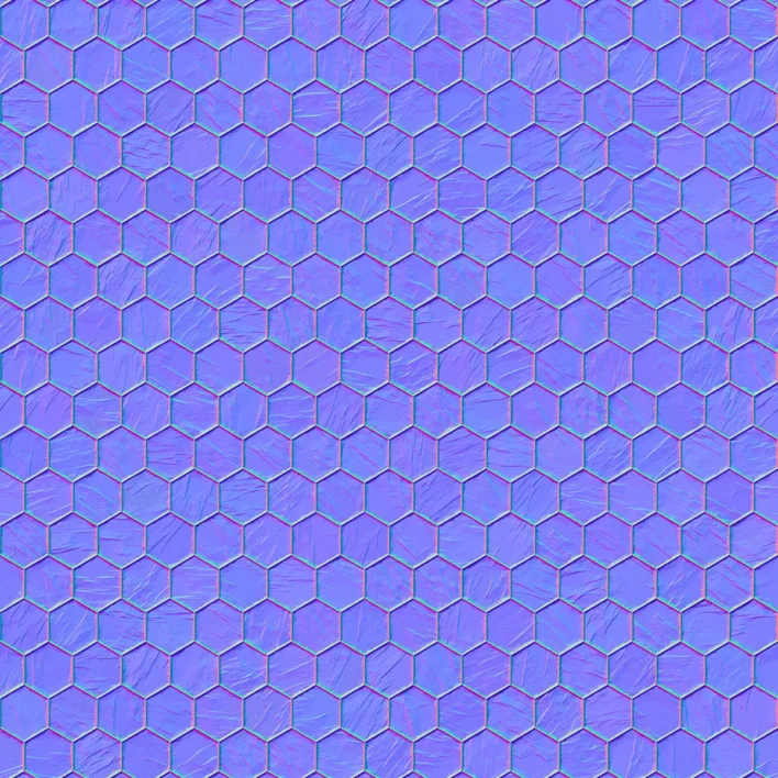 Metal Tiles PBR Texture