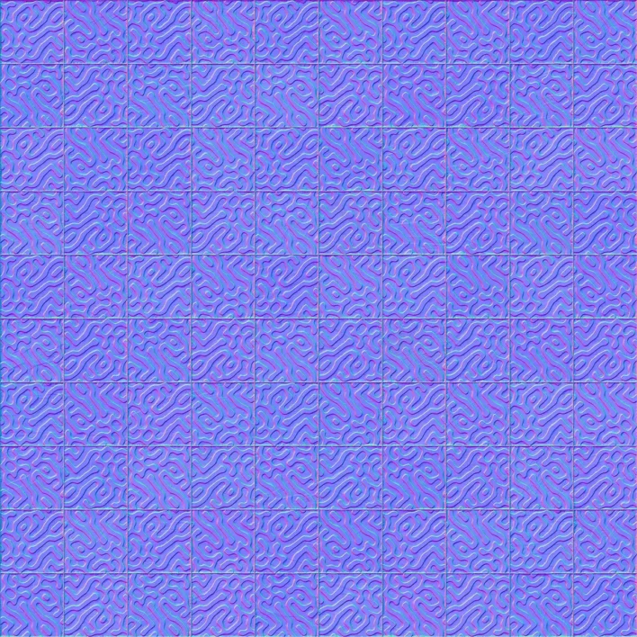 Metal Tiles PBR Texture