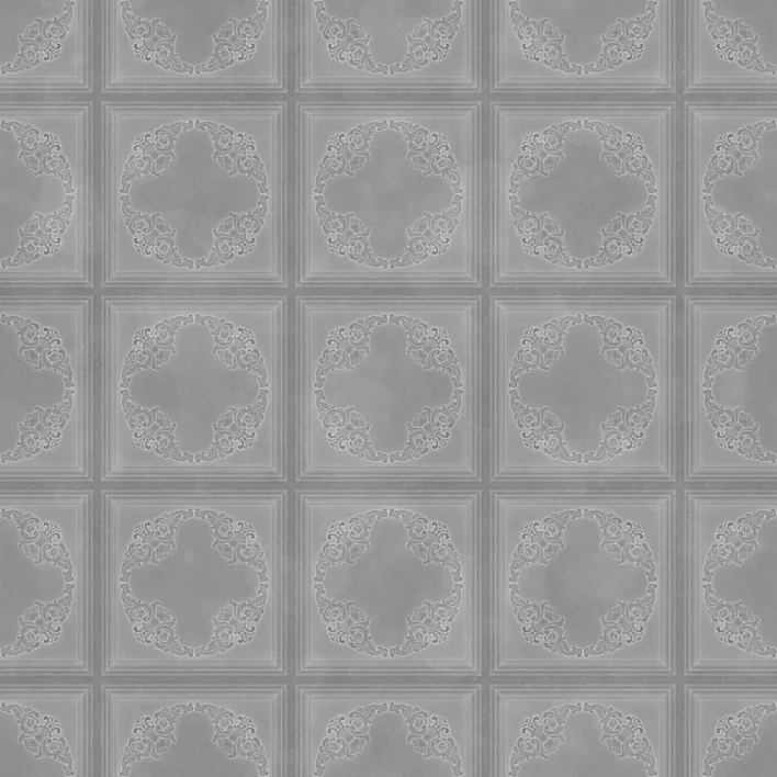 Old Baroque Ceiling PBR Texture