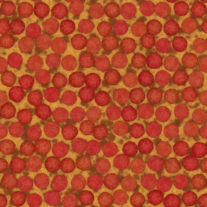 Pepperoni Slices PBR Texture