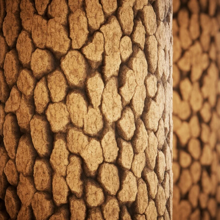 Pine Bark PBR Texture