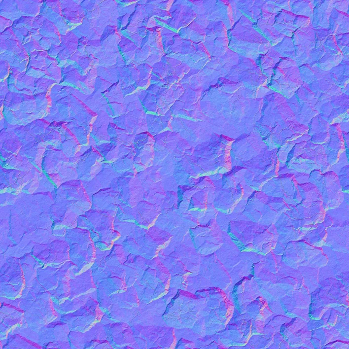 Red Glowing Rock PBR Texture