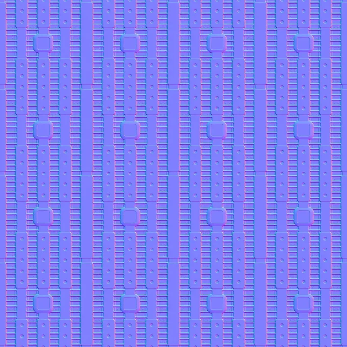 Red Spaceship Grate PBR Texture