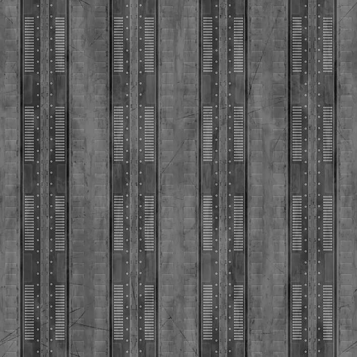 Red White Spaceship PBR Texture