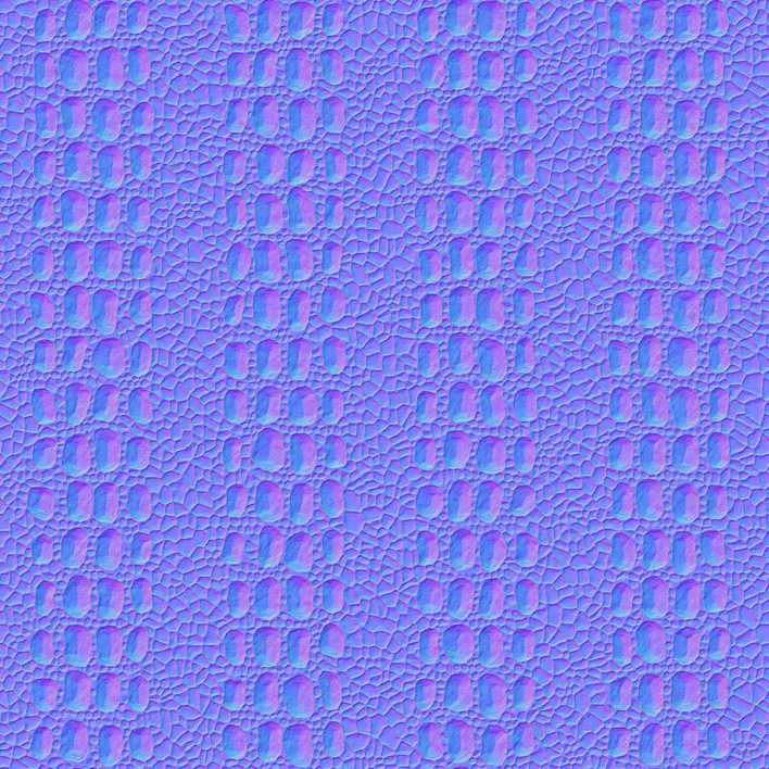 Scaled Skin PBR Texture