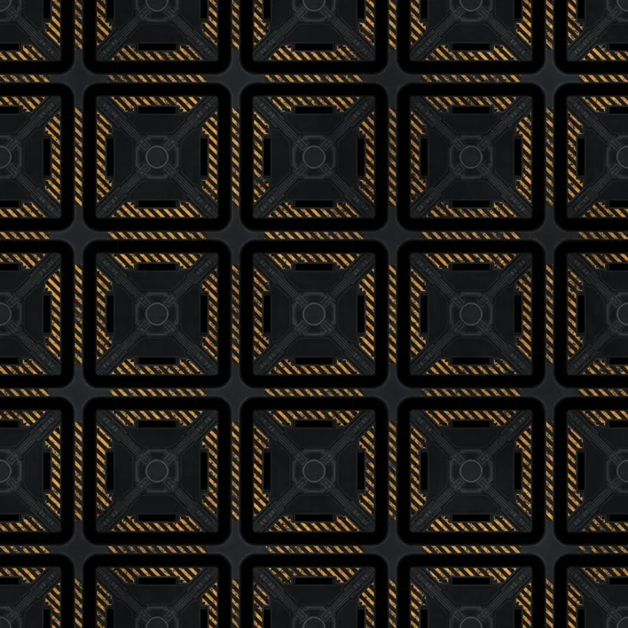 Sci-Fi Wall Panels PBR Texture