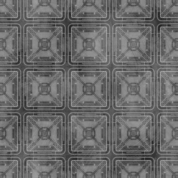 Sci-Fi Wall Panels PBR Texture