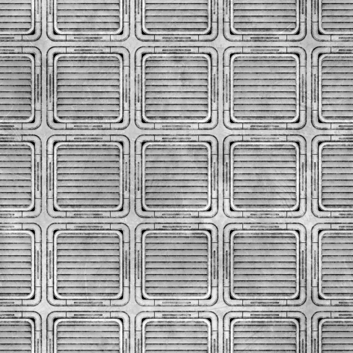 Sci-Fi Wall Panels PBR Texture
