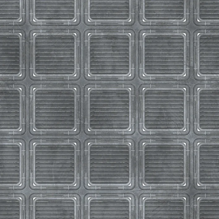 Sci-Fi Wall Panels PBR Texture