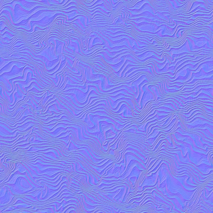 Wavy Rock PBR Texture